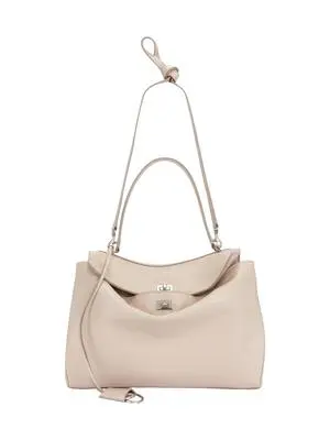 Balenciaga Rodeo Medium Top Handle Bag Almond