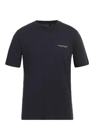 PAOLO PECORA Beach Collection T-shirt Midnight Size Cotton - Blue