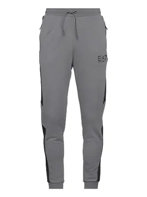 EA7 Pants Lead Size Cotton, Elastane - Grey