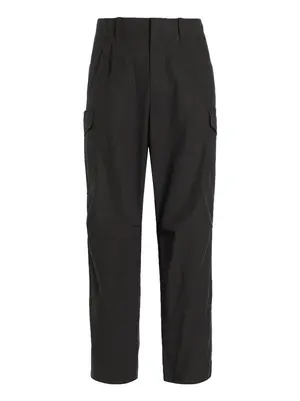 Dolce & Gabbana Pleat-detail Cargo Trousers - Black