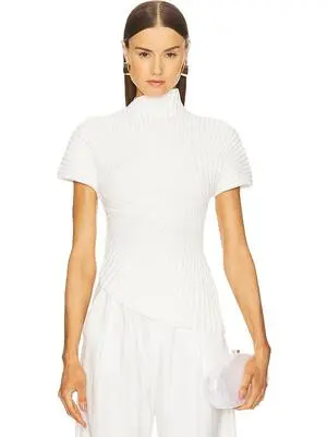 Cult Gaia Annemie Knit Top - Ivory