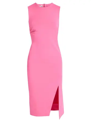 Moschino Draped Cady Dress - Bubblegum