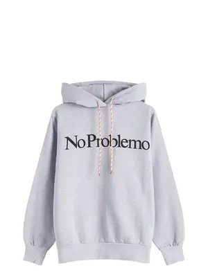 NO PROBLEMO Hoodie - Grey Marl