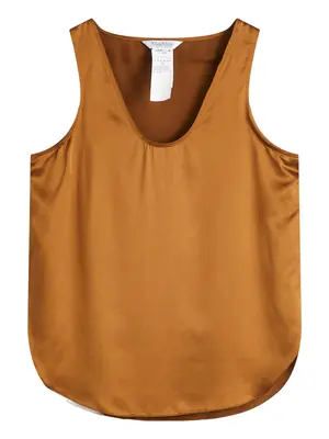 MAX MARA Filly Silk Vest Top