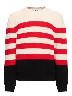 MSGM MSGM Cotton Sweater Off-white