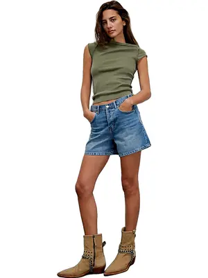 Free People We The Free Tippi Denim Shorts - In Your Town