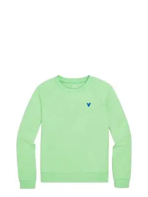 PRIMARY Embroidered Cotton French Terry Sweatshirt - Pear