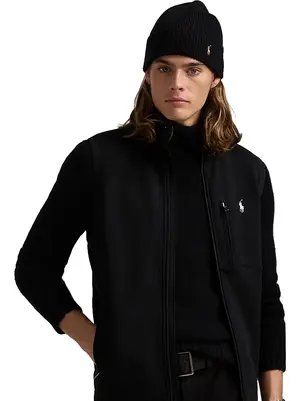 Ralph Lauren Double-knit Mockneck Vest - Polo Black