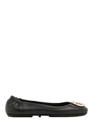 Tory Burch Minnie Ballet Flats - Black/gold