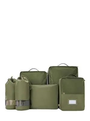 BEIS The Packing Cubes 6 Piece Set - Olive