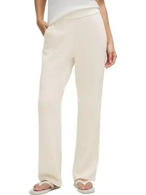 Lululemon High-rise Straight-leg Pant - Light Ivory