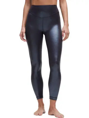 Lululemon Wunder Under Smoothcover Tight 25 - Radiate Foil Print Black Night