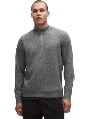 Lululemon Engineered Warmth Half Zip - Silver Drop/graphite Grey