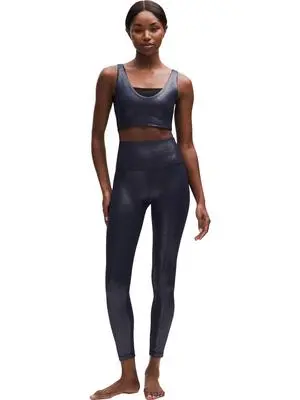 Lululemon Align™ High-rise Pant 25 - Luxe Shine Foil Print True Navy Silver