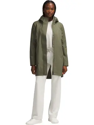 Lululemon Lululemon Rain Rebel Jacket Medium Olive