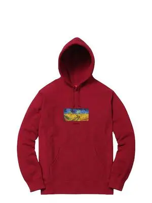 Supreme Field Hooded Sweatshirt Cardinal