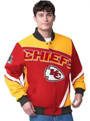 G-III EXTREME Kansas City Chiefs Full-snap Racing Jacket - Red