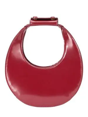 Staud STAUD Good Night Moon Leather Top Handle Bag Pinot