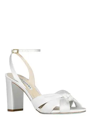 AQUAZZURA Nina Ankle Strap Sandal - White