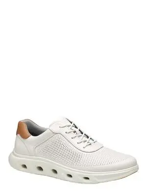 Johnston & Murphy Reactivate Leather Sneakers - White Full Grain