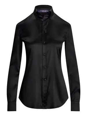 RALPH LAUREN Stretch-Silk Shirt