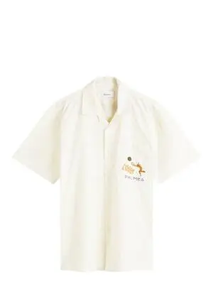 PALMES Garden Short Sleeve Shirt - Off-white