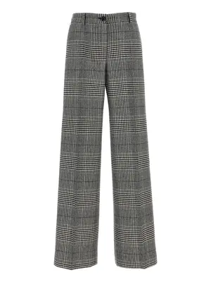 Dolce & Gabbana Sartoriale Houndstooth Pants - White/black