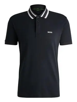 BOSS Logo Polo Shirt - Blue