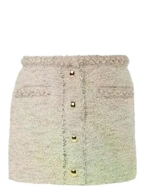 Isabel Marant Gleny Tweed Miniskirt - Black
