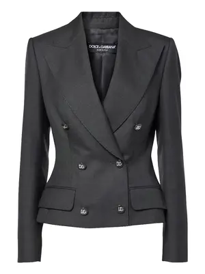 Dolce & Gabbana Wool Blazer - Grey