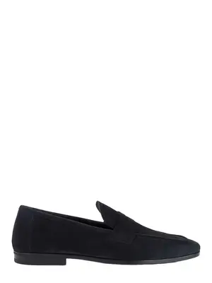TOM FORD Sean Suede Penny Loafers - Blue
