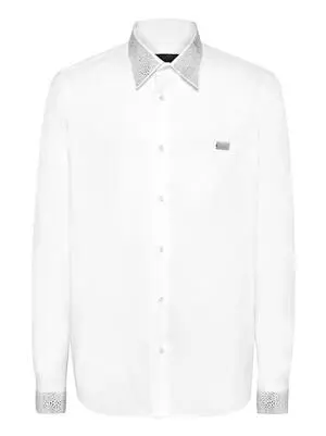 Philipp Plein Crystal-embellished Shirt - White