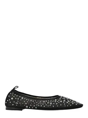 Tory Burch Crystal-embellished Ballet Flats - Black