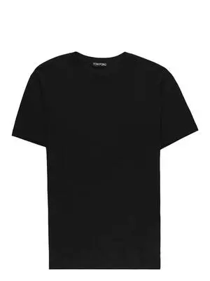 TOM FORD Cotton T Shirt - Black