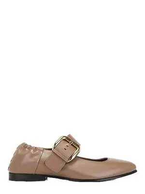 Bottega Veneta Astaire Mary Jane Ballerina - Pinecone