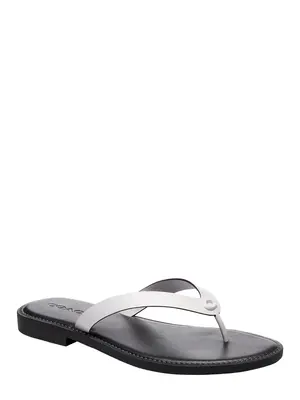 COACH Brianna Flip Flop - Optic White