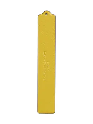 COACH Coach Remade Leather Bookmark Chartreuse