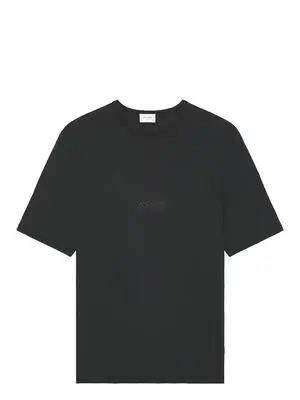 Saint Laurent Short Sleeve Tee - Black