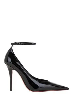 Amina Muaddi Anok 105 Patent Pump Black