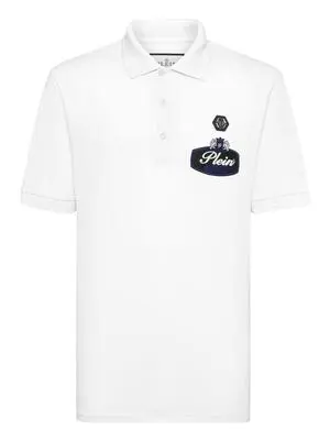 Philipp Plein Racing Club Polo Shirt - White
