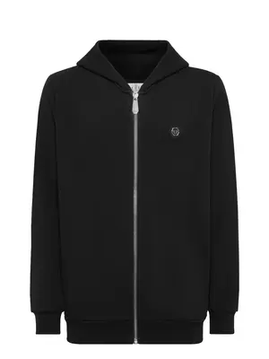 Philipp Plein Crystal-embellished Hoodie - Black