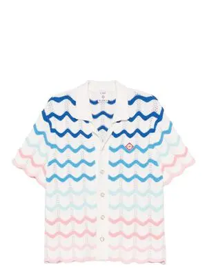 Casablanca Wave Shirt - White