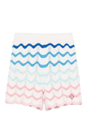 Casablanca Wave Shorts - White