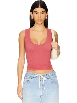 Free People Intimately Fp Clean Slate Tank - Red Dahlia