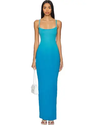 Cotton Citizen Verona Spaghetti Maxi Dress - Lapis Cast