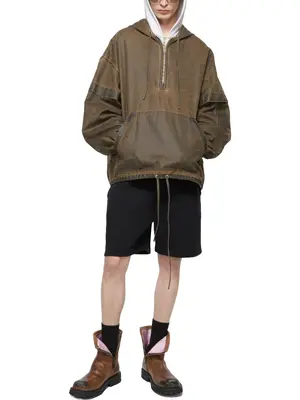 Acne Studios Fleece Track Shorts - Black