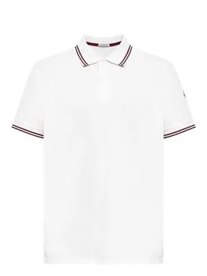 Moncler Logo-patch Polo Shirt - White