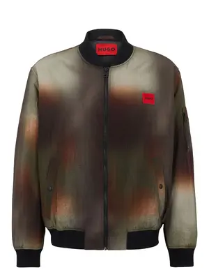 Hugo Byler Logo-patch Bomber Jacket - Multicolour