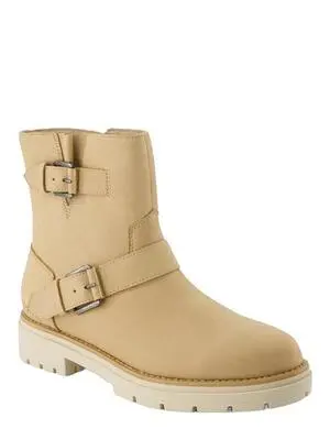 Toms TOMS Ionie Moto Boots Natural