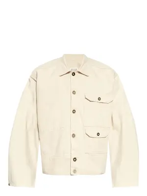 MAISON MARGIELA Denim Shirt Jacket - Neutrals